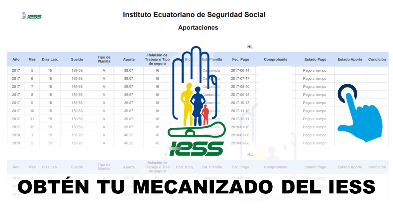 Obtén tu Mecanizado del IESS 2026